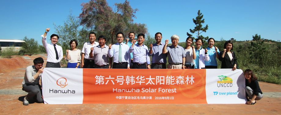 The Hanwha Group Takes the Lead to Prevent Desertification